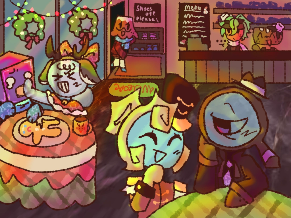 Dandy world christmas art | Fandom