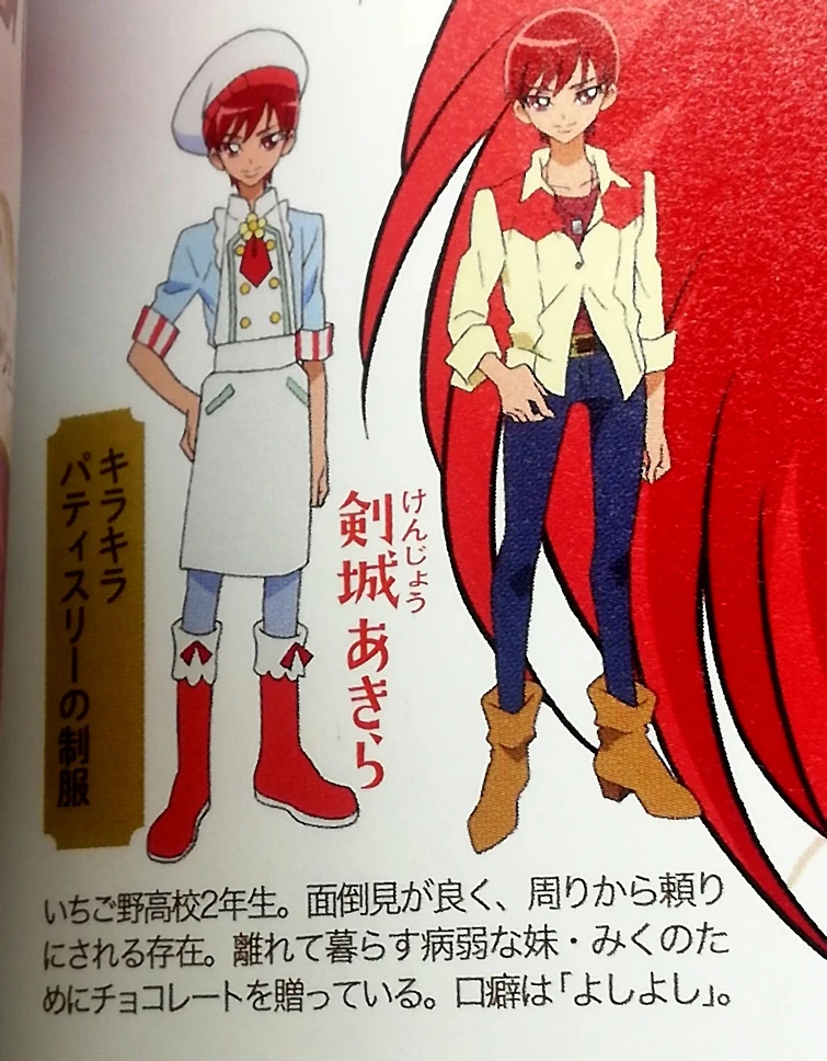 The information of Cure Chocolat/Akira Kenjou (on 20th Anniversary ...