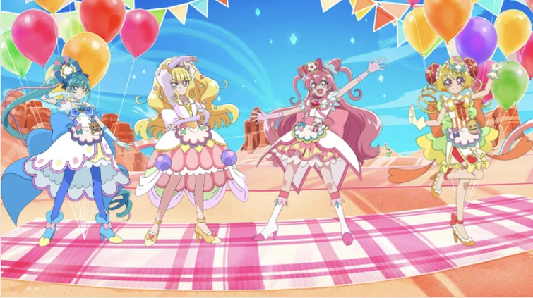 The Pretty Cure Recolor Series I don't know what to title (PART 3 - The Delicious Party Cures ...