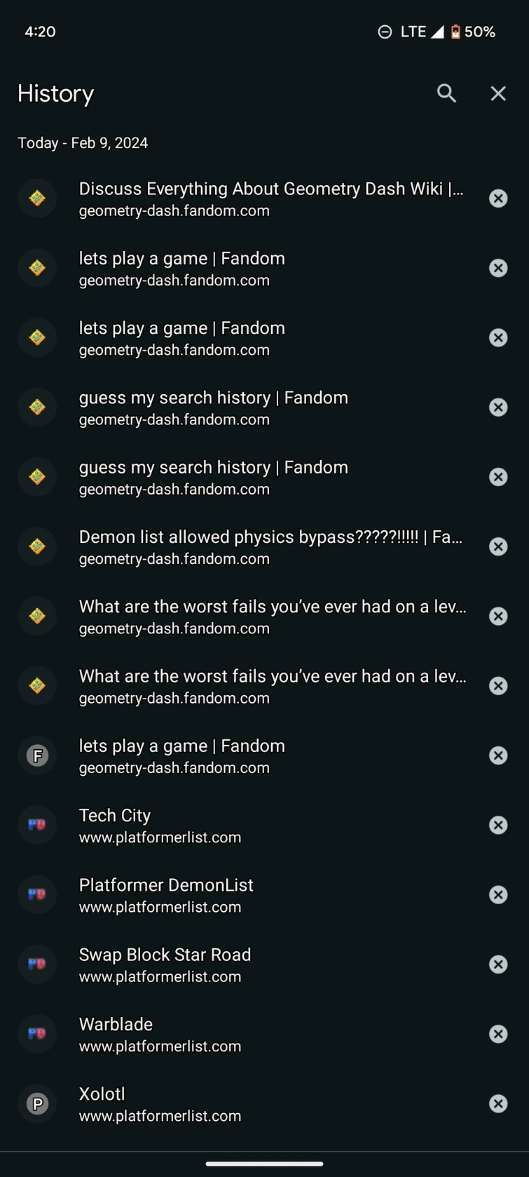 Search history | Fandom