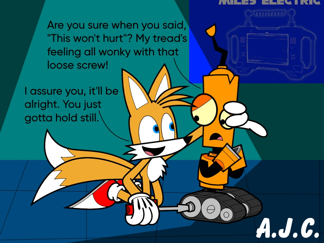 Trustful tread tinkering from Tails (crossover with Rob the Robot) | Fandom