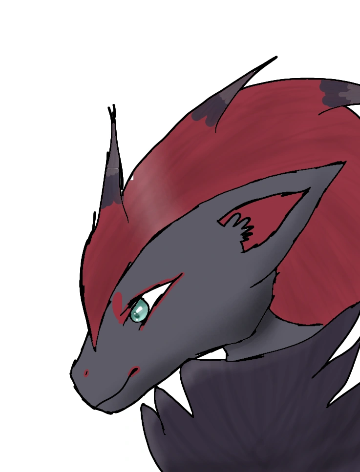Uhmm... I'm pretty shy about my drawings... Also here's a Zoroark uwu ...