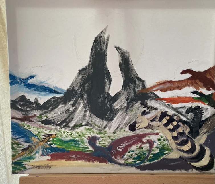 Haven’t posted in a longgg time but painting (Moonbli, Ripnami, Cleril ...
