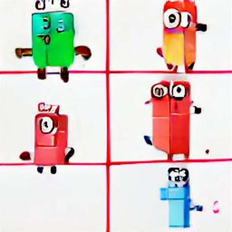 More ai generated numberblocks | Fandom