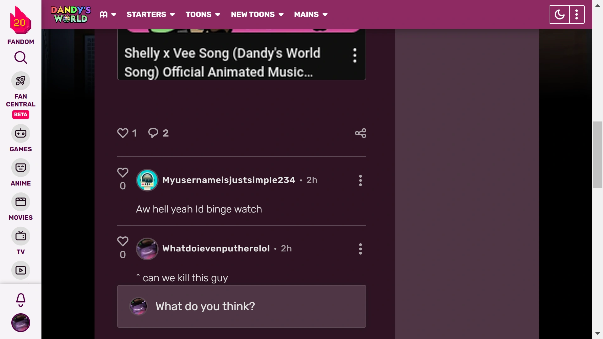0 context moment | Fandom