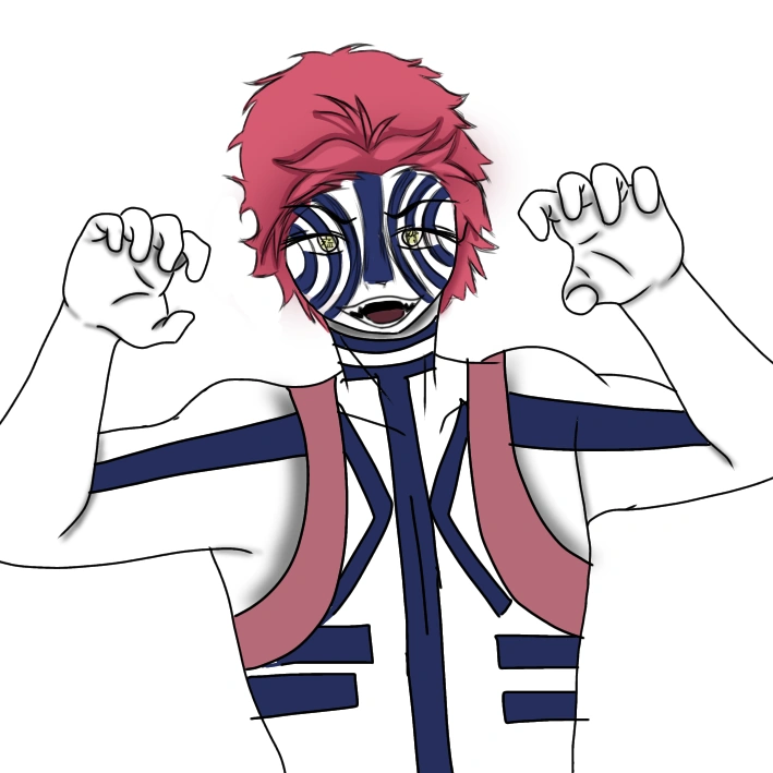 My Akaza fanart on paper and digital | Fandom