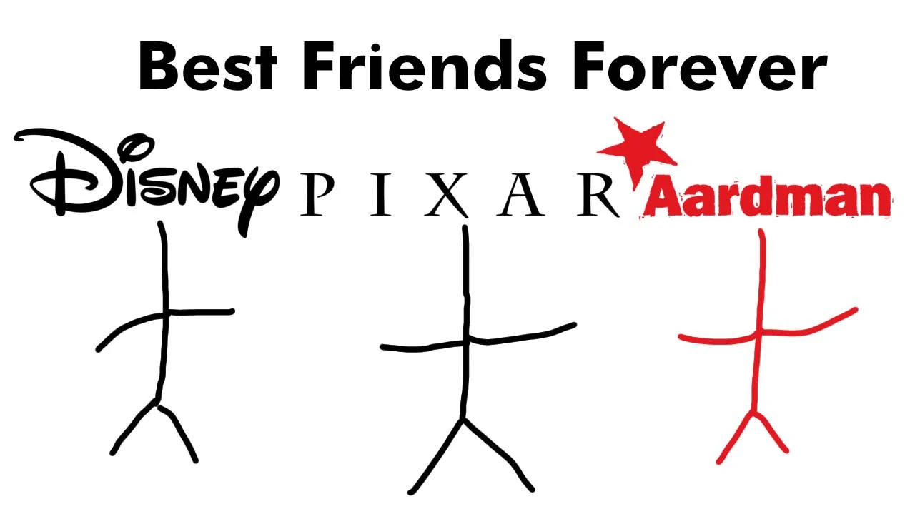I made this that Disney Pixar and Aardman are best friends forever | Fandom