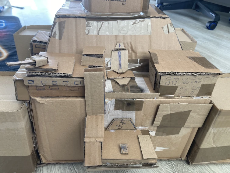 benjamin made out of cardboard | Fandom