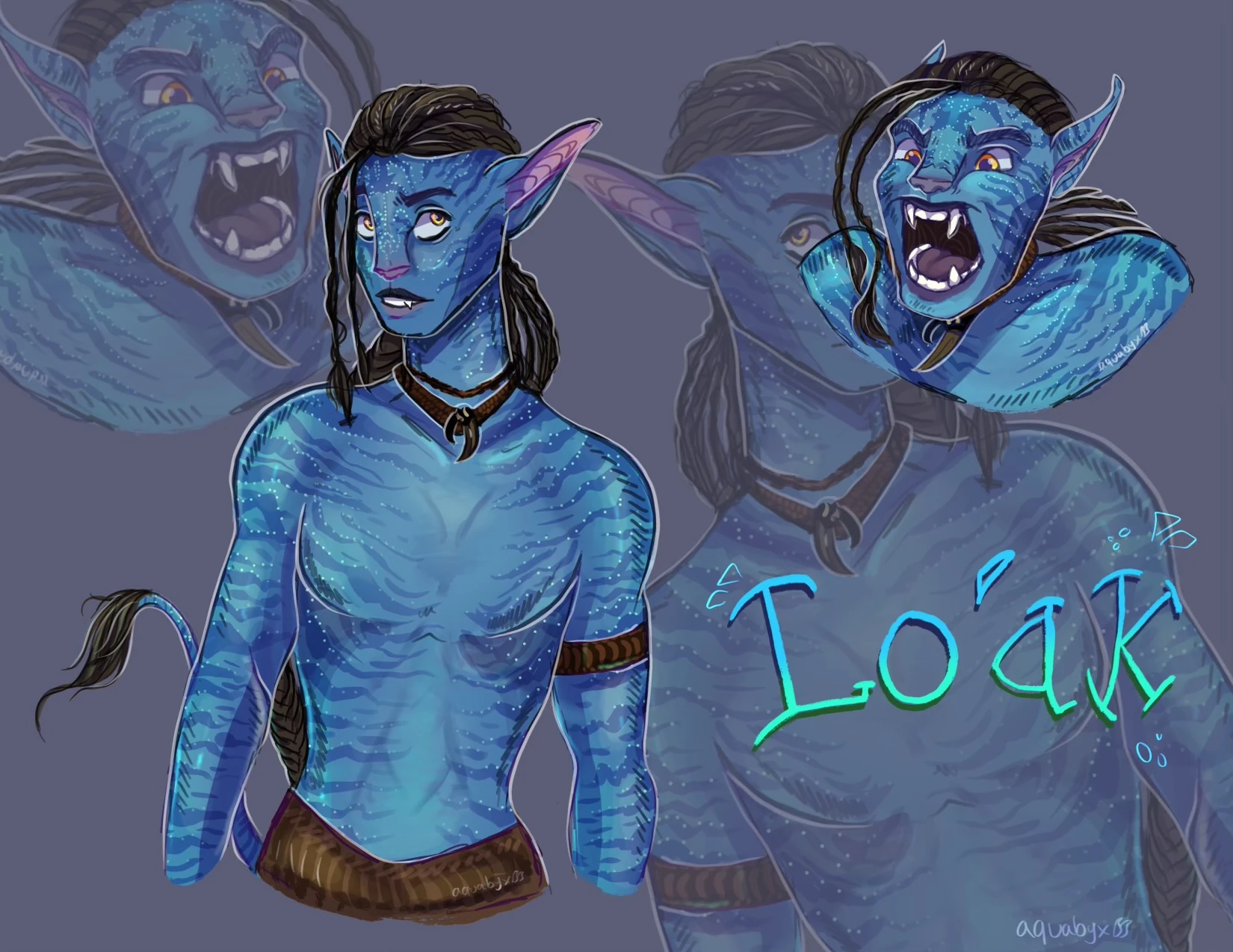 Lo’ak // Avatar the Way of Water fanart 🐋🌊 | Fandom