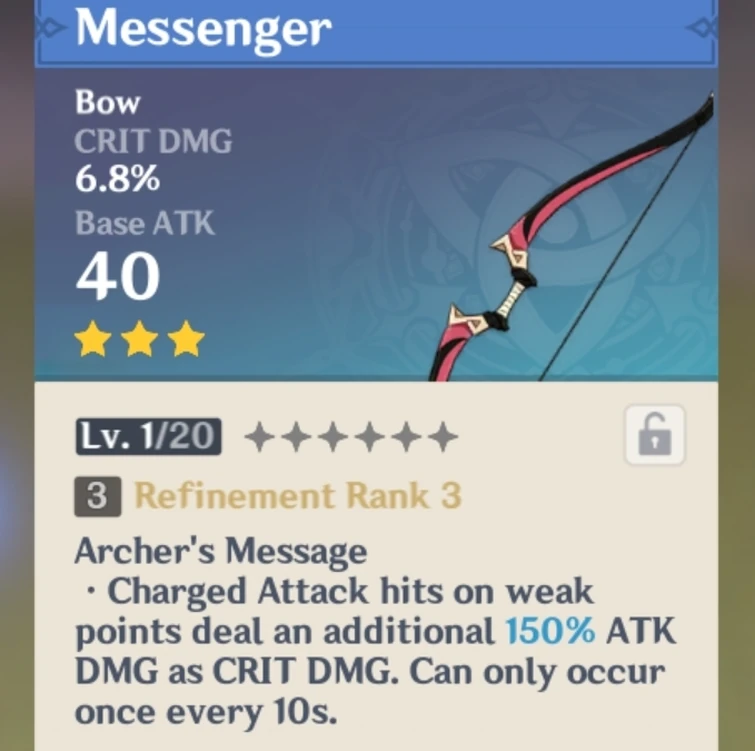 It appears that there are a lot of good 3 star Bows for Amber. | Fandom