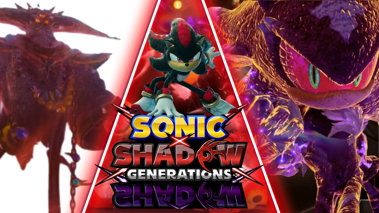 Custom Sonic x Shadow generations thumbnail I made for fun after today ...