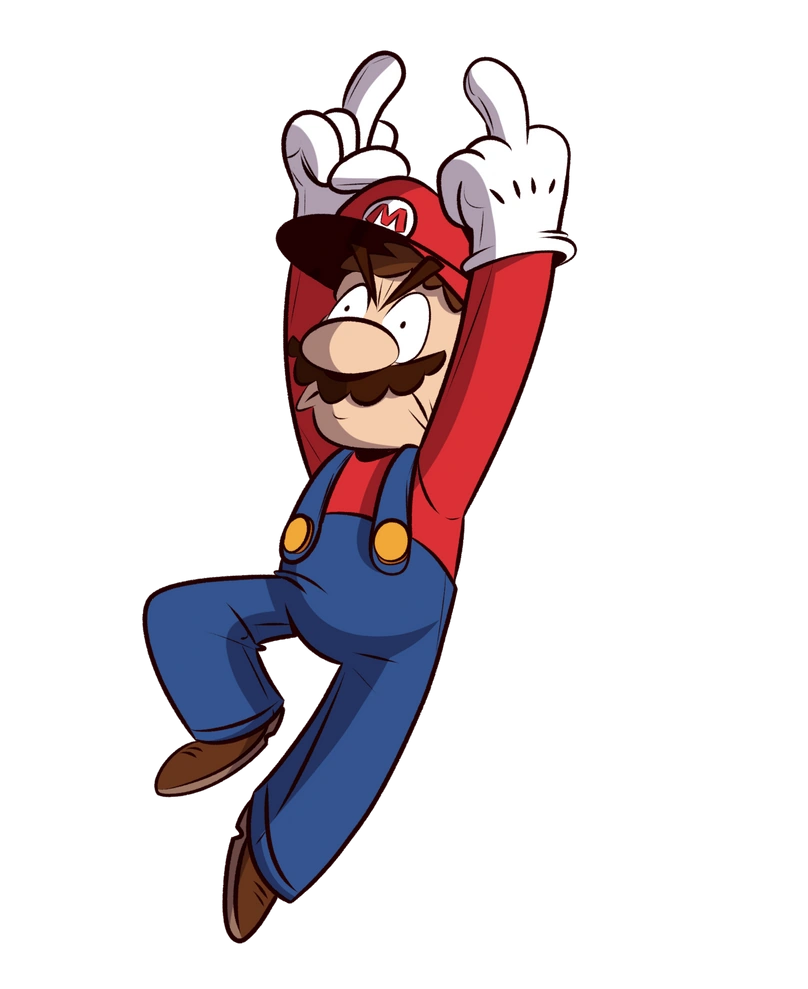 Hmm, is this an art of SMG4!Mario? | Fandom