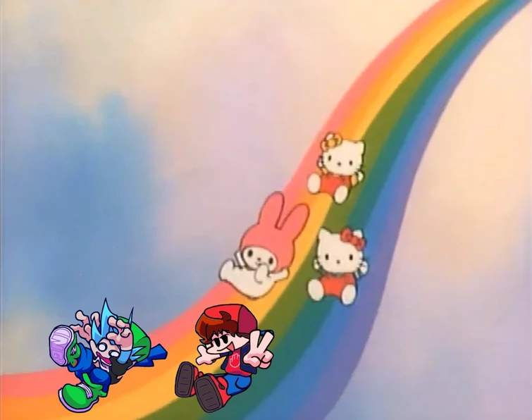 Sanrio Anime Festival & Friday Night Funkin+Super Chris Mario & Dooly ...