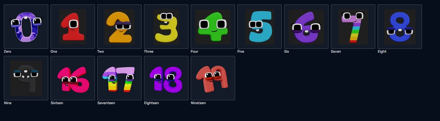 Wonderland Numbers and symbols early design | Fandom