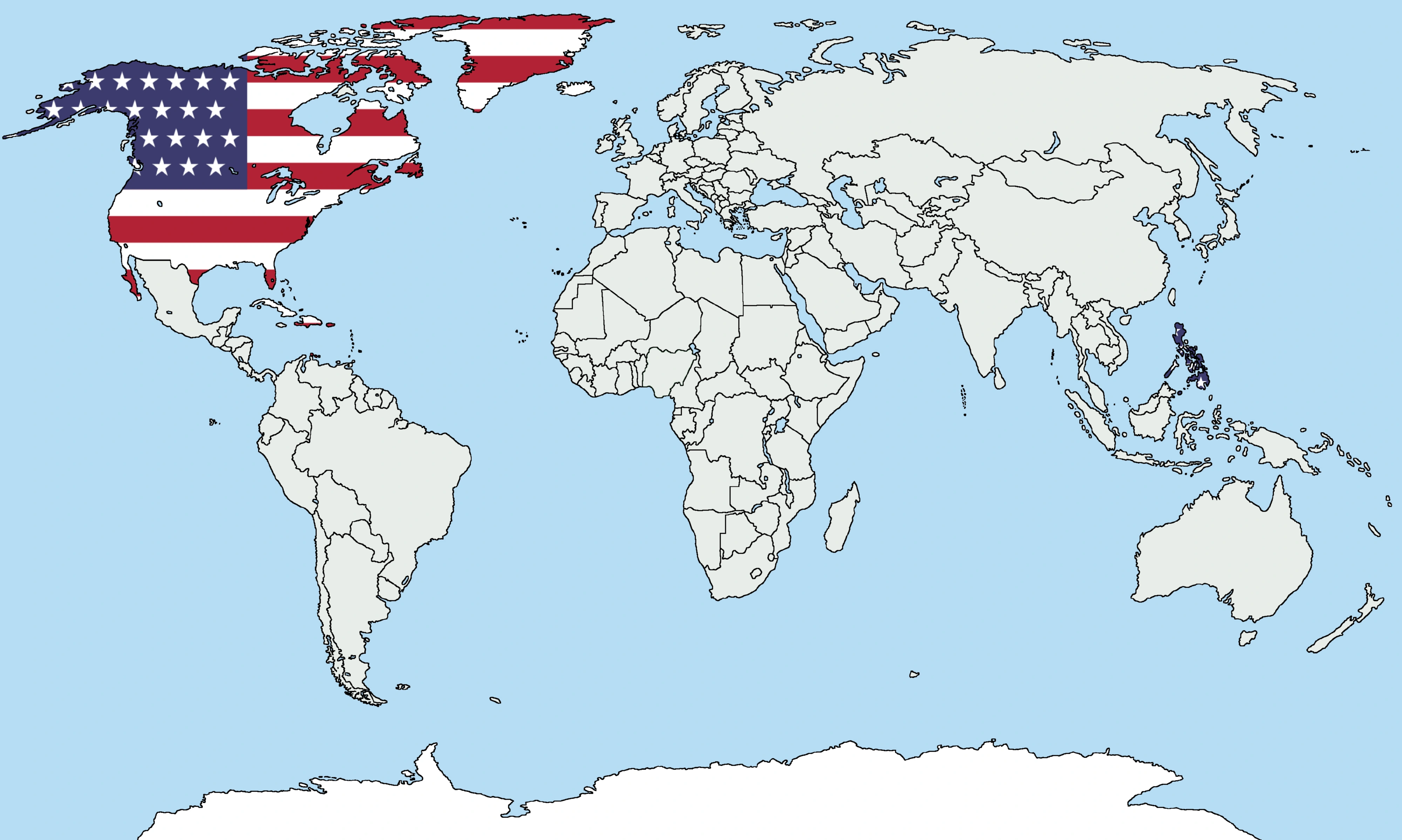 Alternate map of Greater America | Fandom