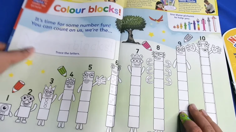 Coloring Page of Numberblocks | Fandom