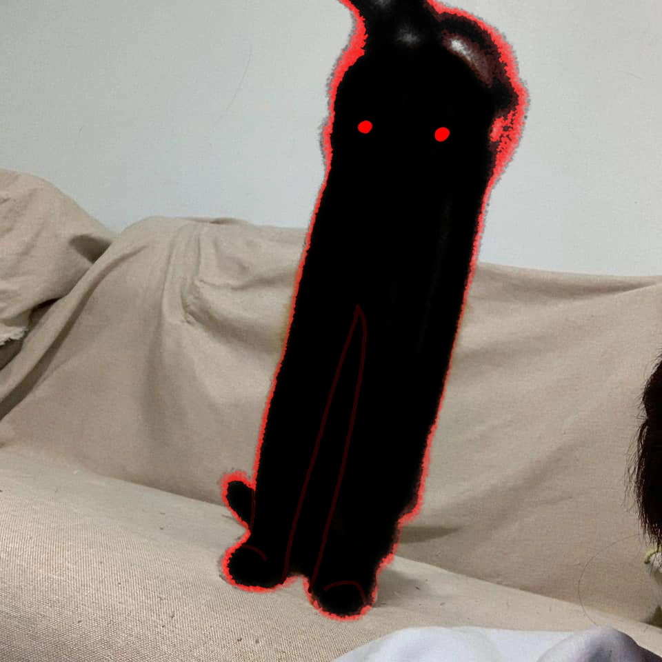 I drew the Auditor over random images of cats. | Fandom