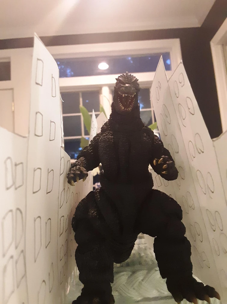 Paper cut out city with godzilla in it | Fandom