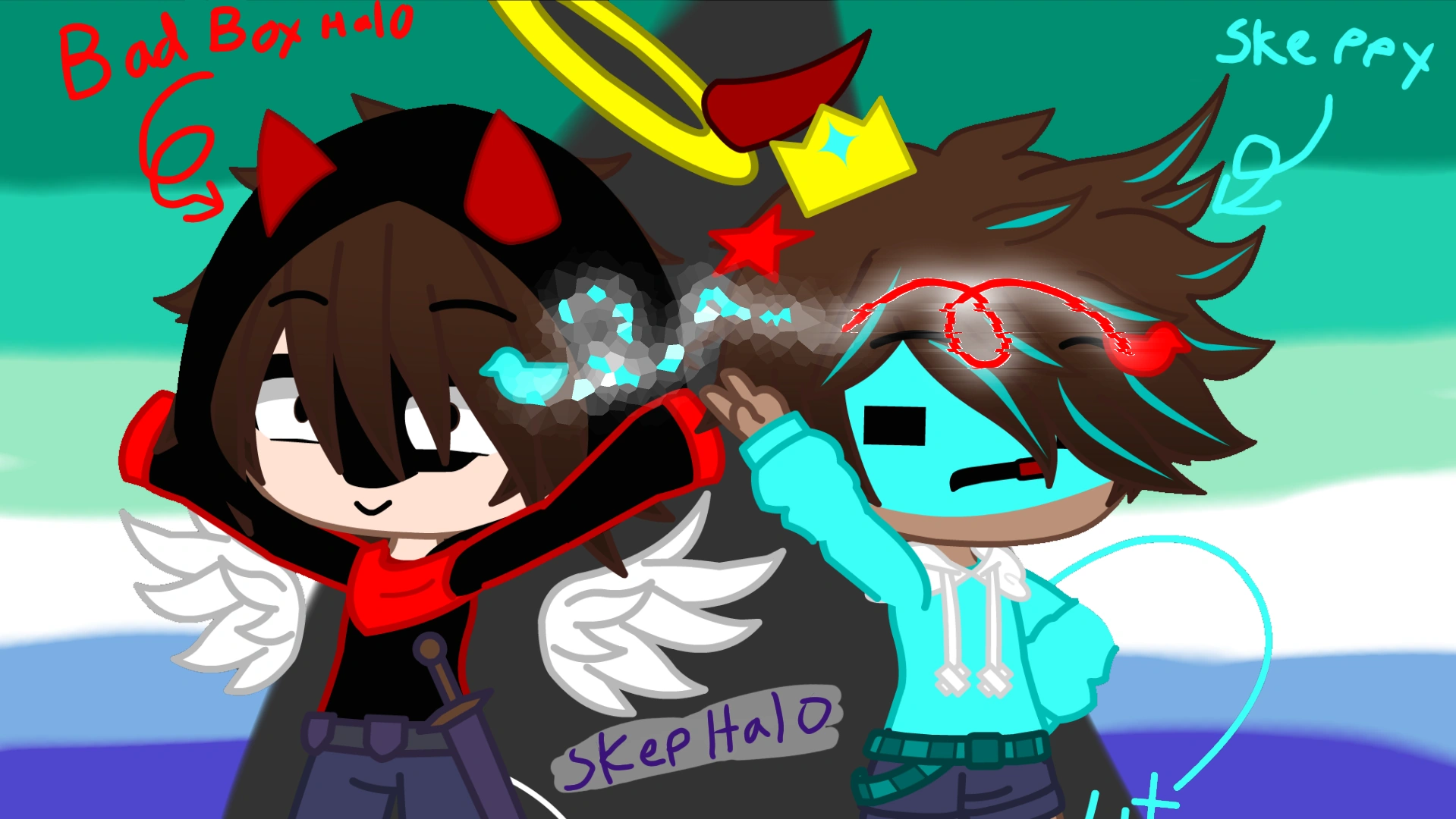 Can someone rate my Skeppy and Badboyhalo? | Fandom