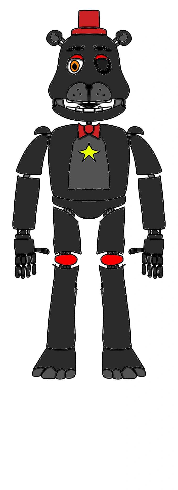 i drew Lefty +contained Puppet | Fandom