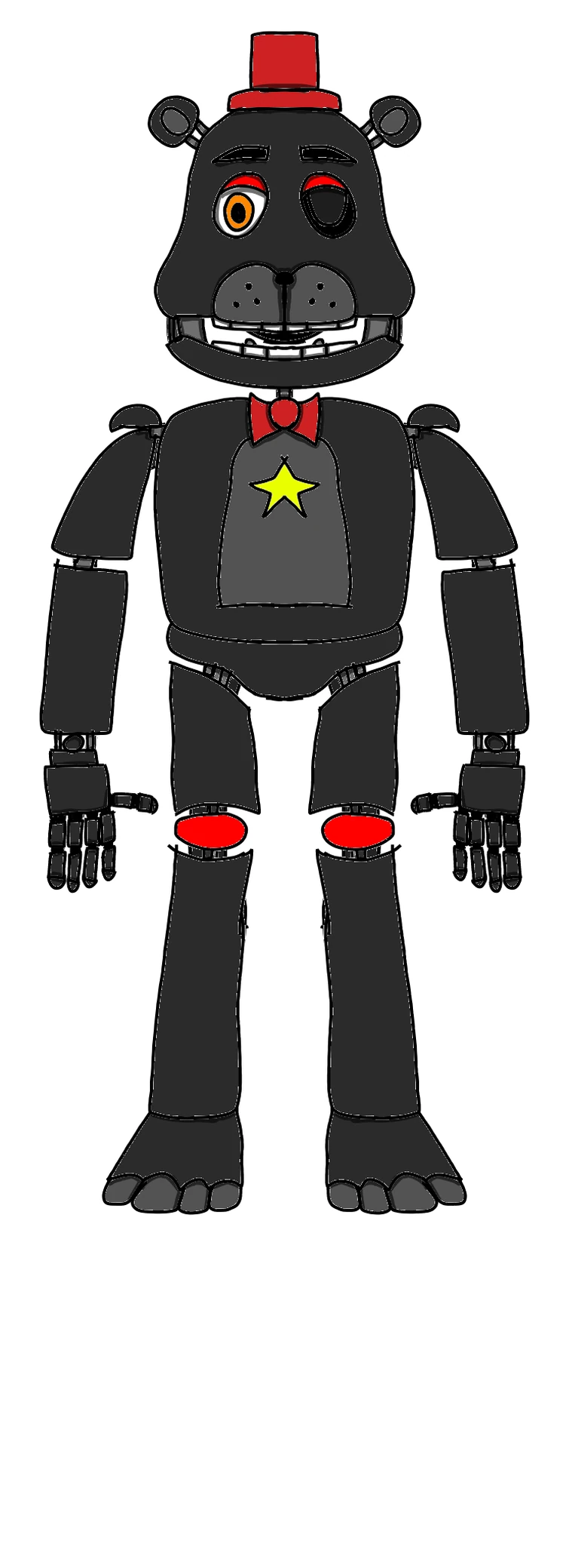 i drew Lefty +contained Puppet | Fandom