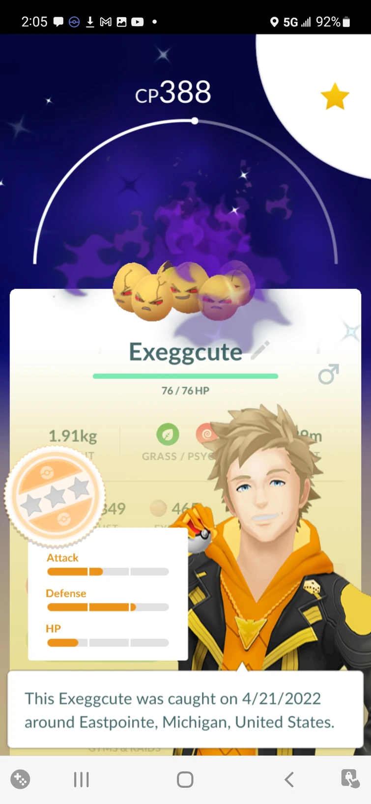 Thanks Arlo, but a bit too late for Shiny Shadow Alolan Exeggutor 😔 ...