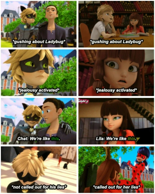 Meme adrien agreste and lila rossi and ladybug and Cat noir meme | Fandom
