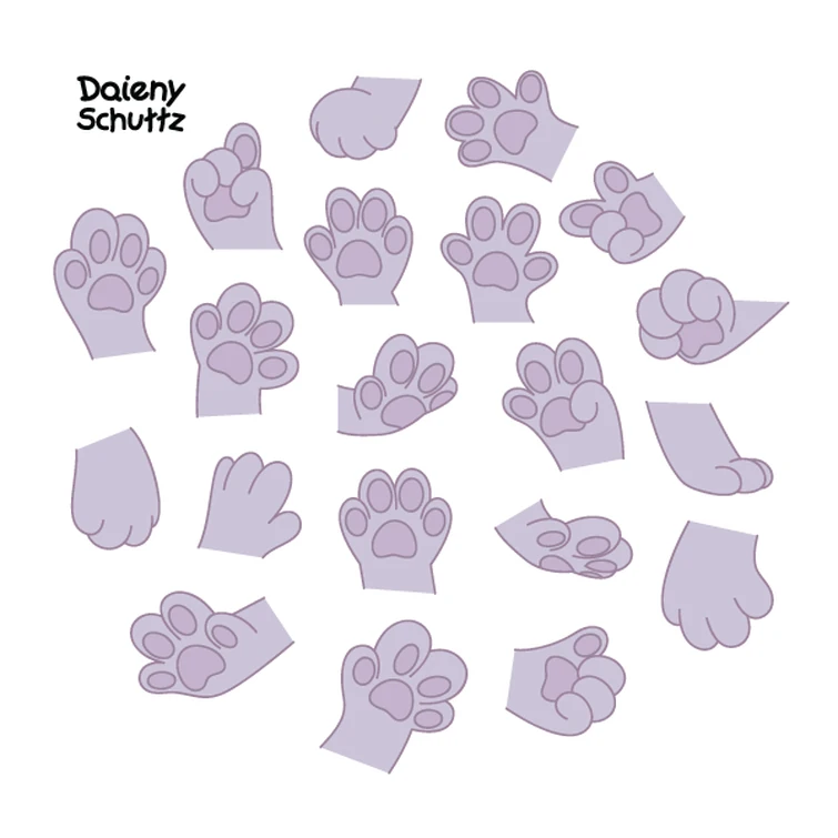 So uh I need to get better at drawing paws so I did this | Fandom
