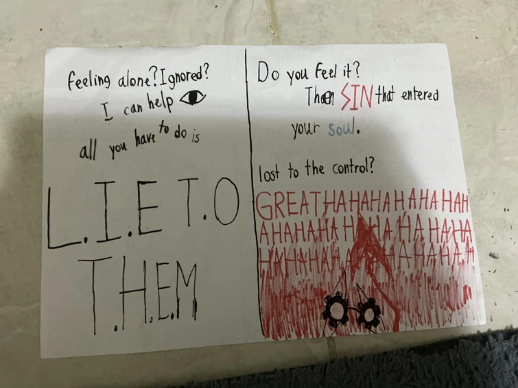 My fan made entity idea: definitely all mine and not inspired | Fandom