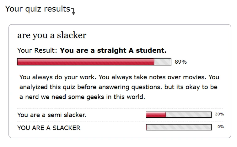 Are you a slacker? [Quiz] | Fandom