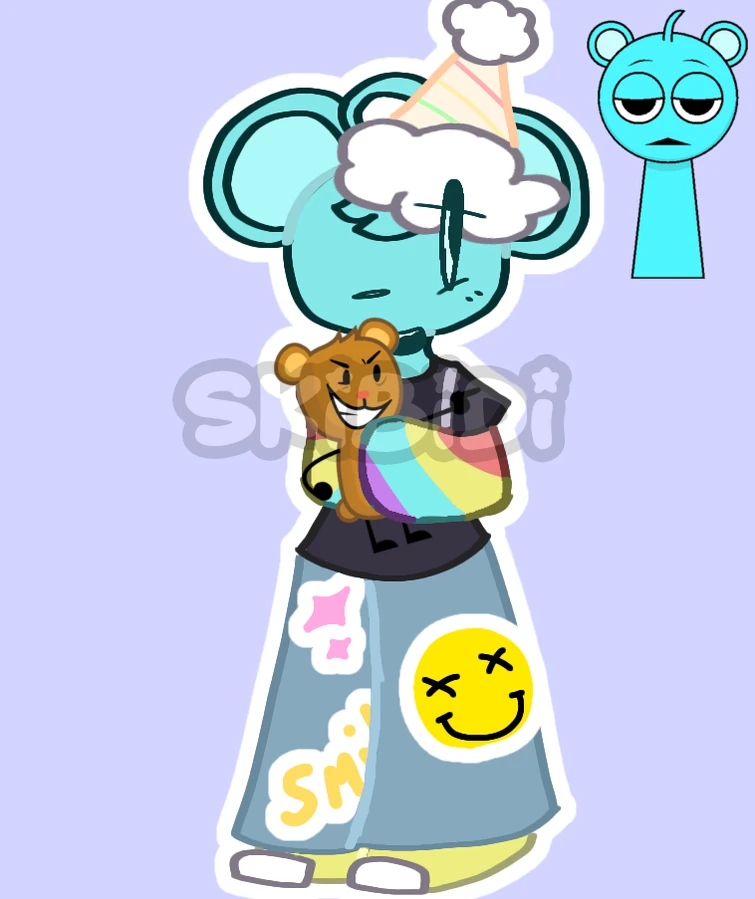 sky blue drawing (I am skibidi in every social media) | Fandom