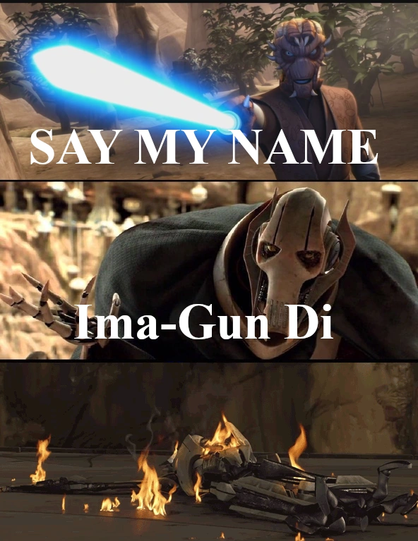 Ima Gun Di VS General Grievous 🤣😂🤣 | Fandom
