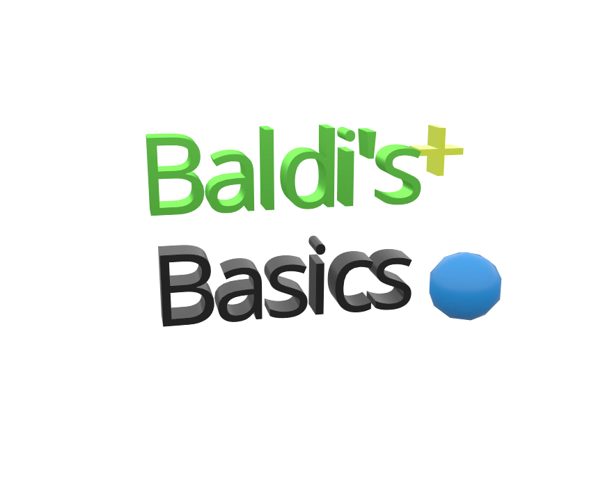 Baldi's Basics Plus logo REMADE BY ME!!!! | Fandom