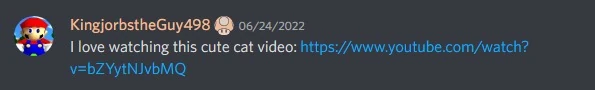 So about the time I rickrolled someone on SMG4's Discord server ...