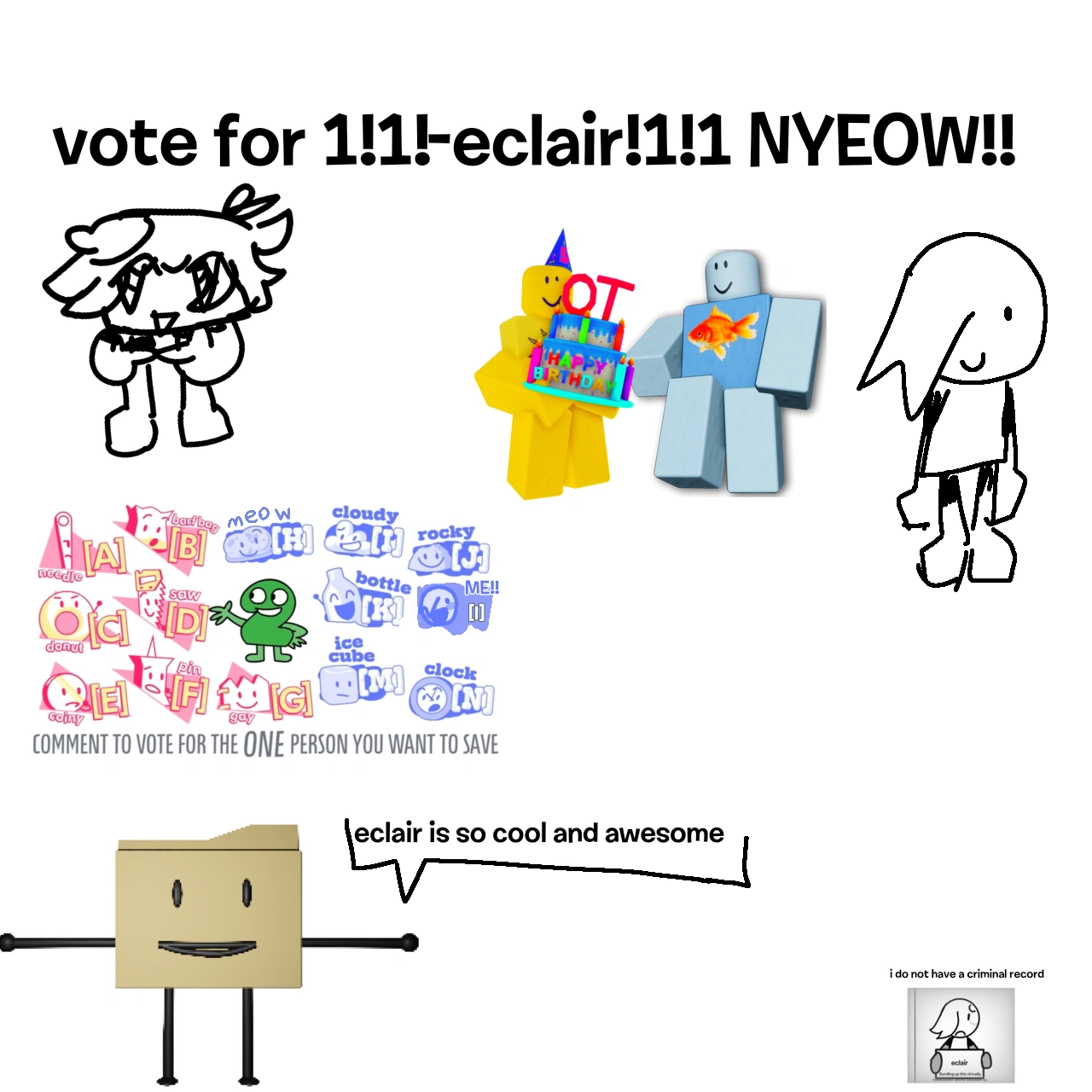 NOBODY HAS MORE BFBW CAMPAIGN POSTERS THAN ME | Fandom