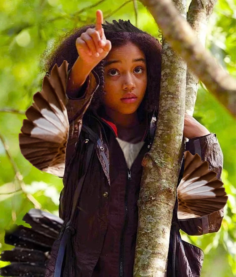 got some dna, and managed to create a very friendly mockingjay rue ...