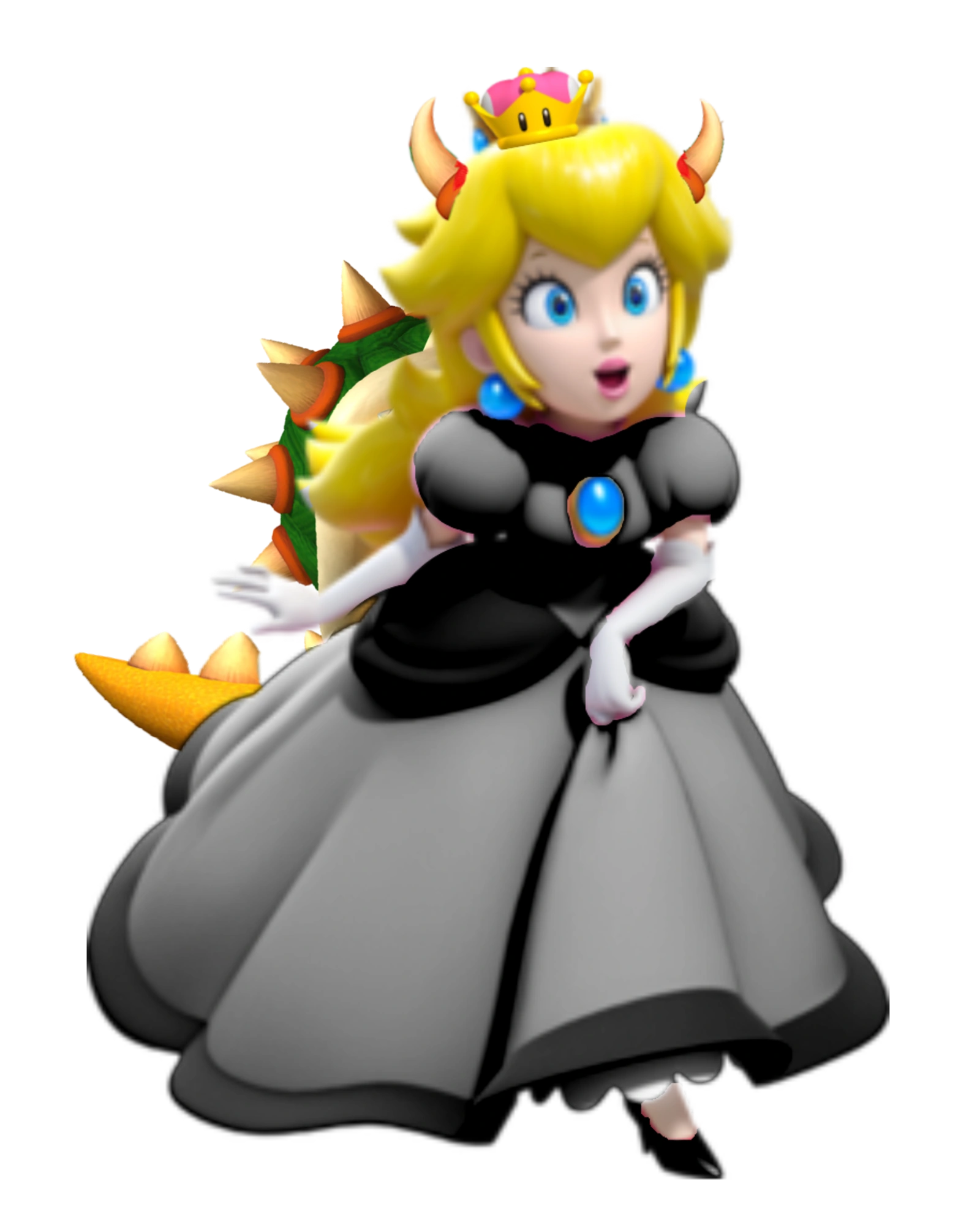 So....... I made my own bowsette. | Fandom