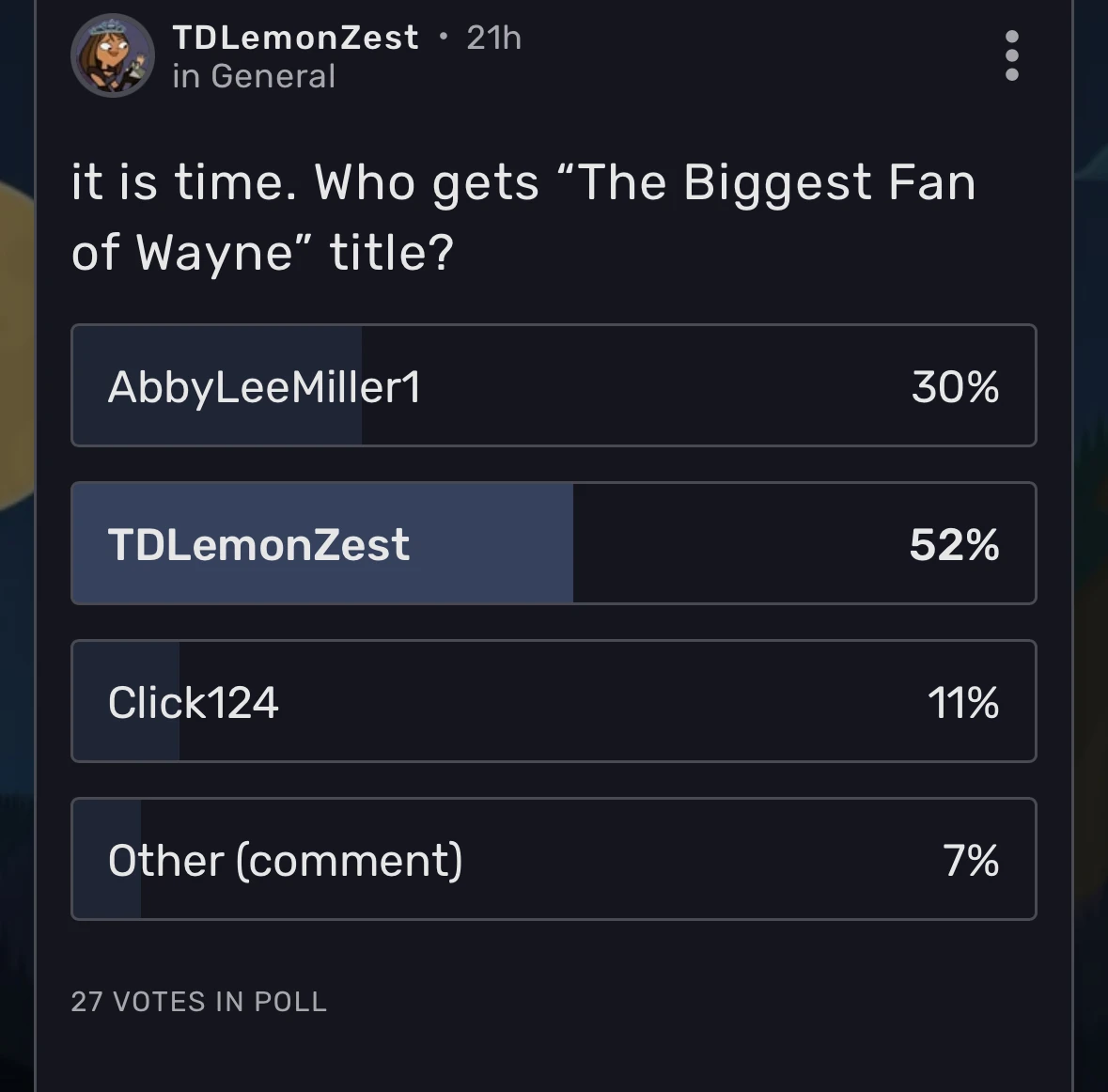 and the title of “Biggest Wayne Fan” goes to… | Fandom