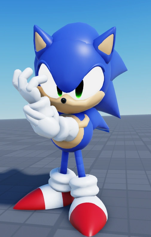 Sonic Render Posing Test | Fandom