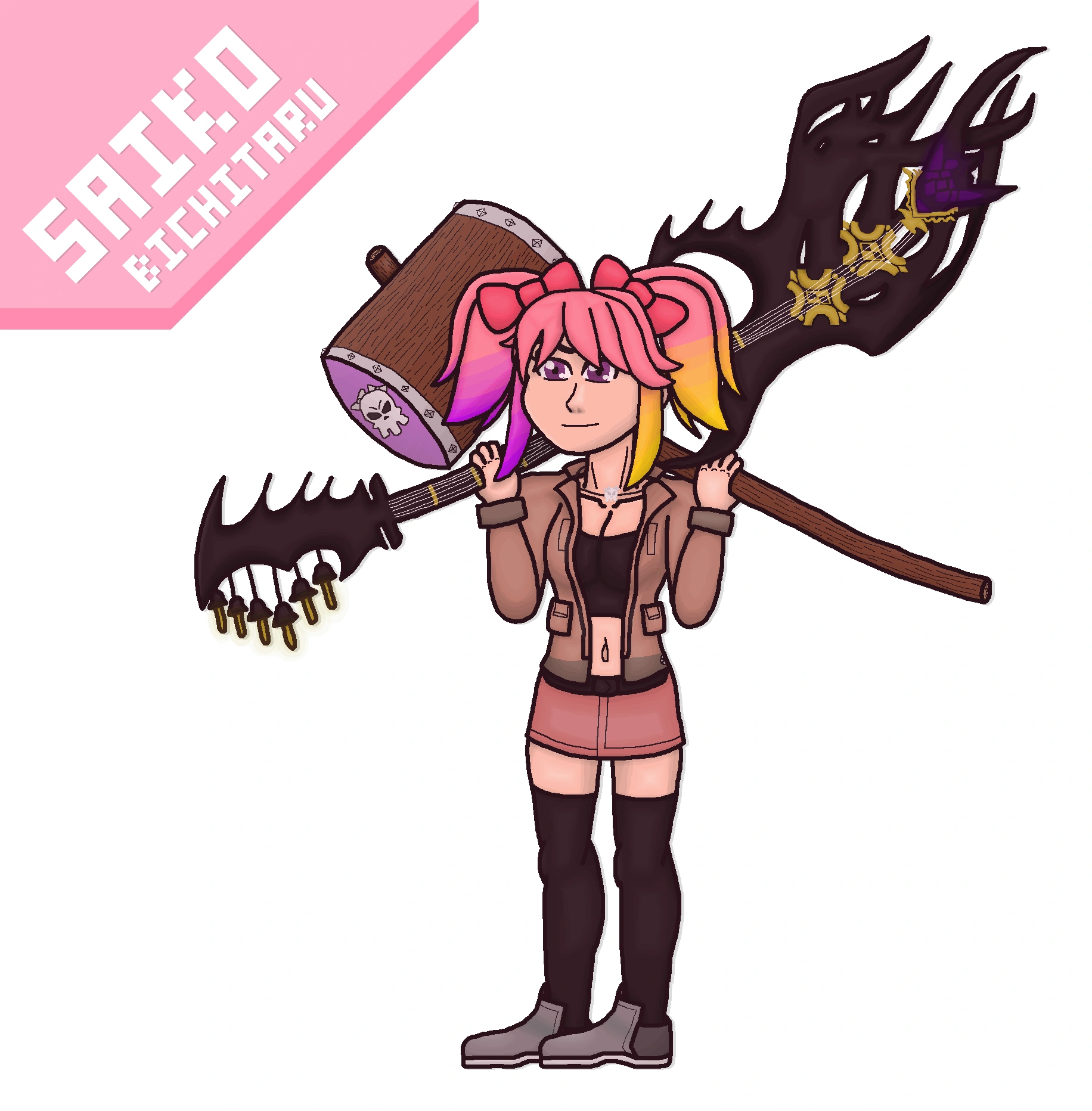 SMG4 Fan Art: Saiko Bichitaru's Redesign | Fandom