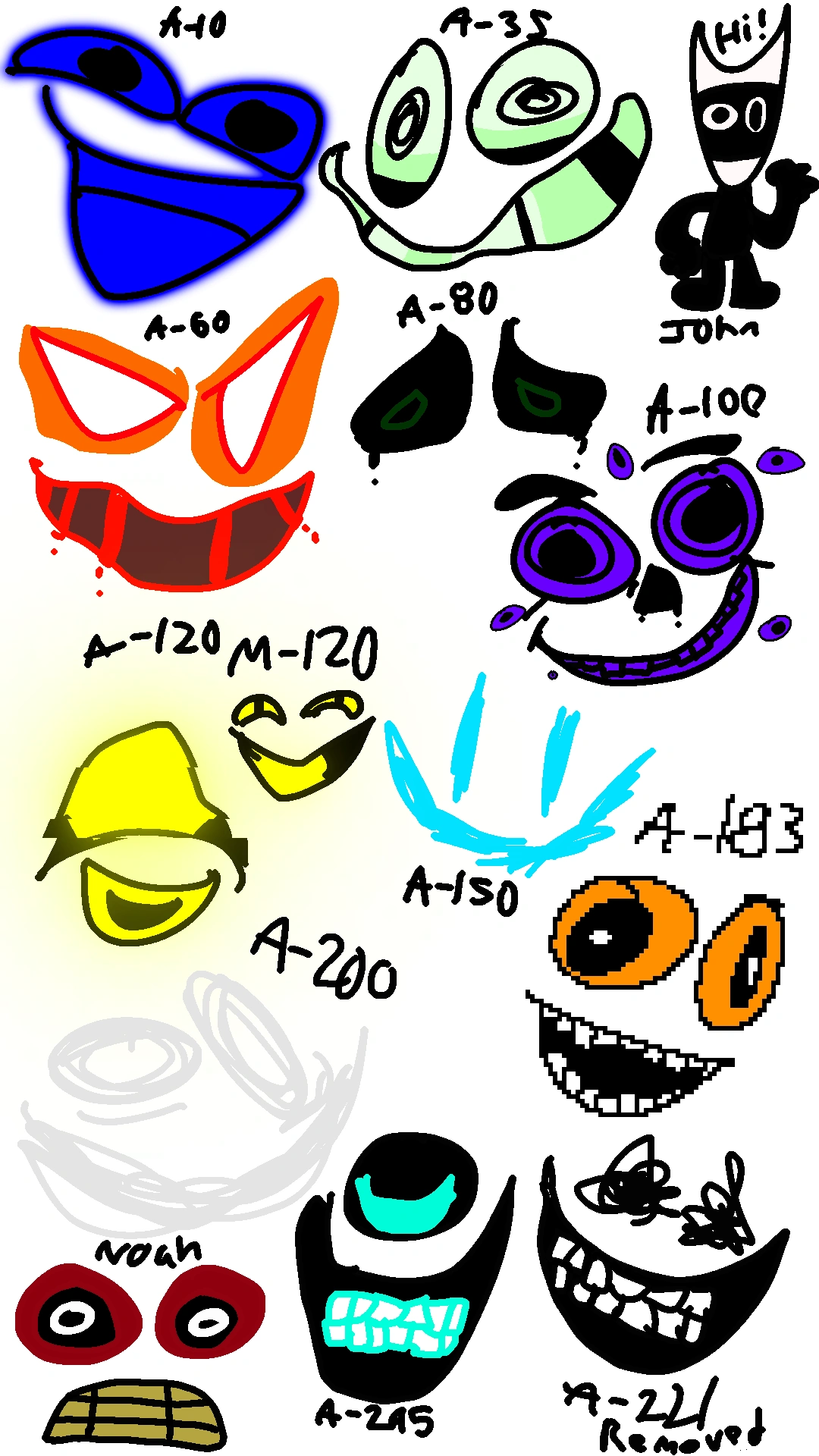 i made a drawing with almost every a-section entity included A-221 I’ll ...