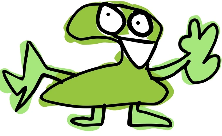 Attempted to draw Two from BFDI on a computer using touchpad | Fandom