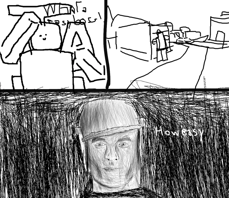 stupid drawing i made because im pissed off at uncertified (the boss ...