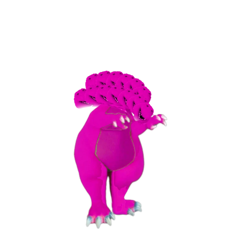 Giga Death Barney Parts 3 And 4 Made Our Next Stop! 21-30-Headed Giga ...