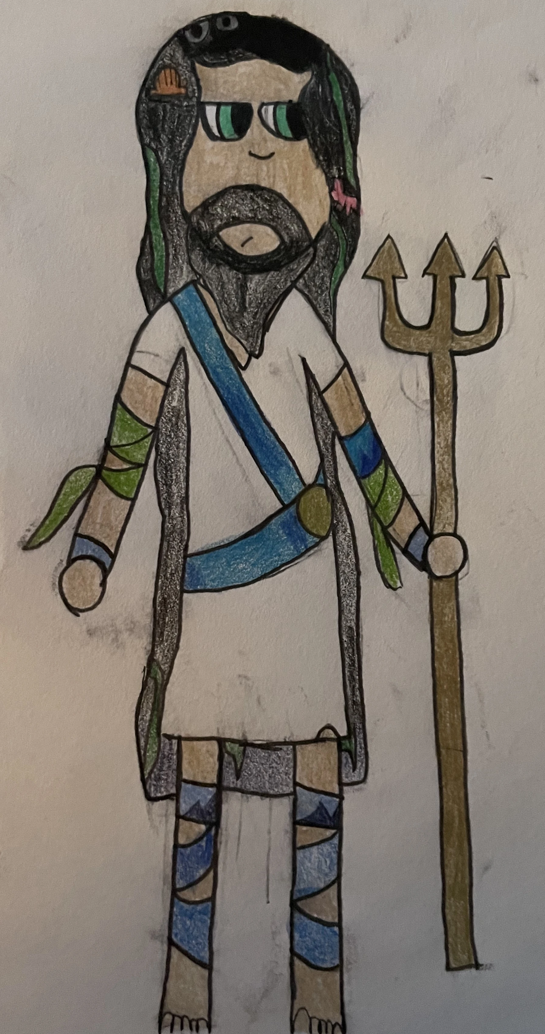 I have a Poseidon design I wanted to share + art thing | Fandom