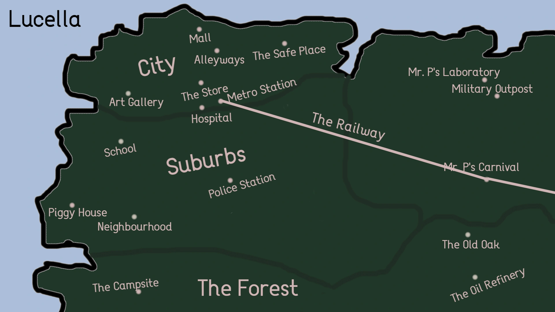 I made a map of Lucella | Fandom
