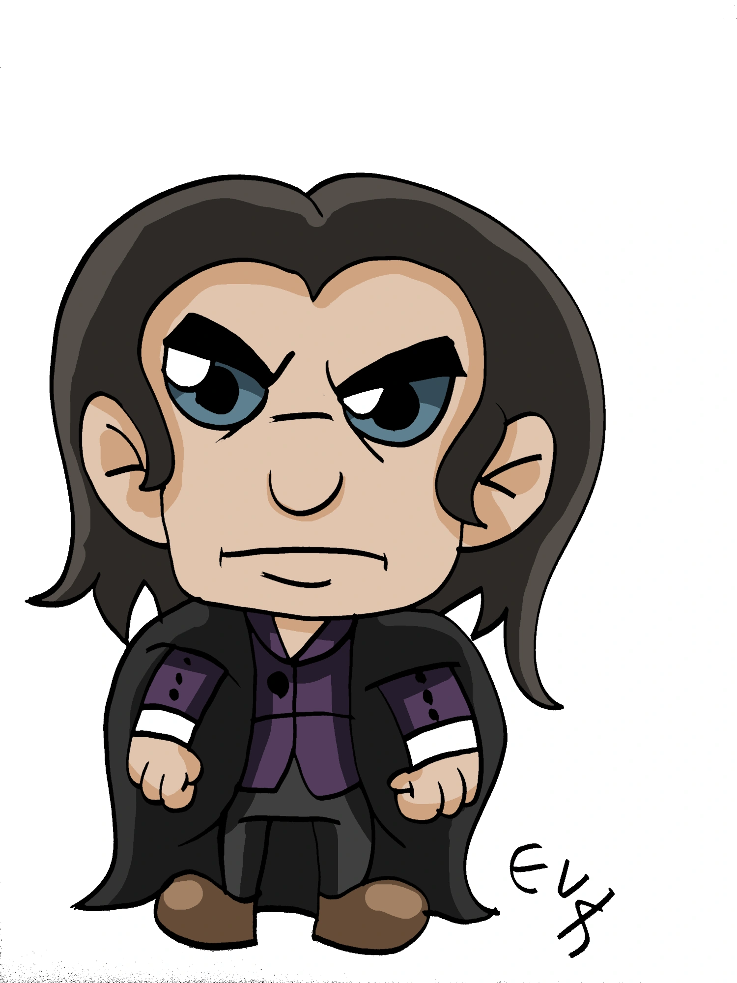 My drawing of Snape | Fandom