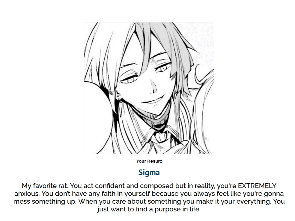 i got sigma ^^ | Fandom