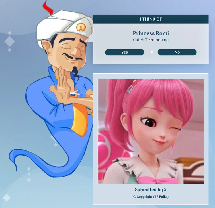 Akinator guesses Romi | Fandom