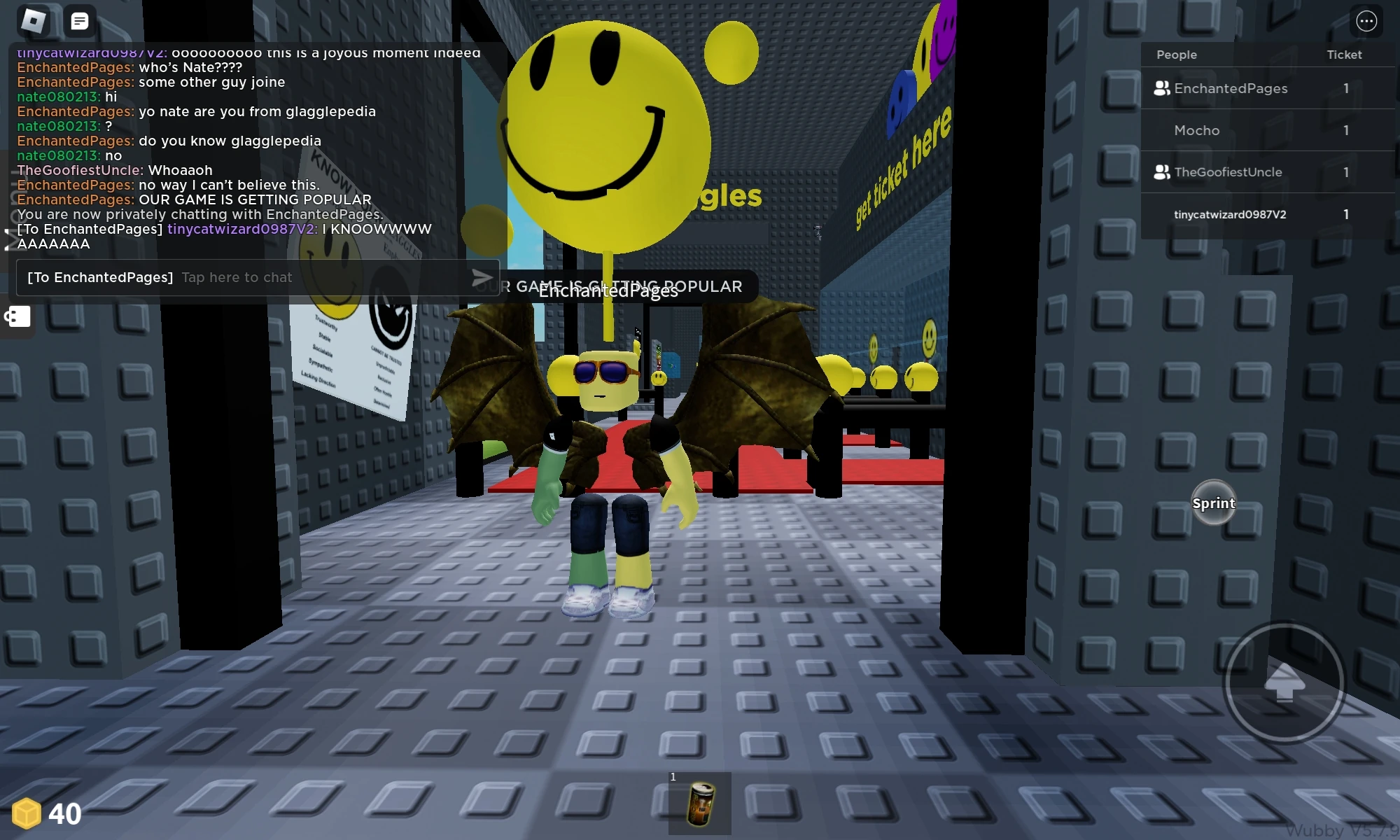 Great news everyone! Jeremeeeeey's game on wubby is becoming popular! 🥳 ...